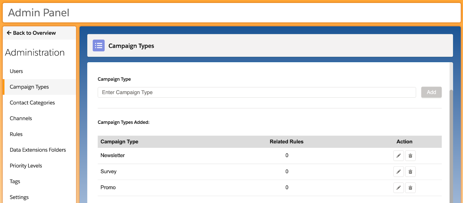 What is a Campaign Type? – DESelect