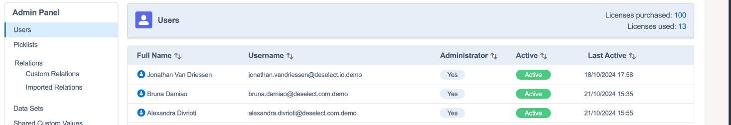 How to configure a user to access DESelect Segment? – DESelect