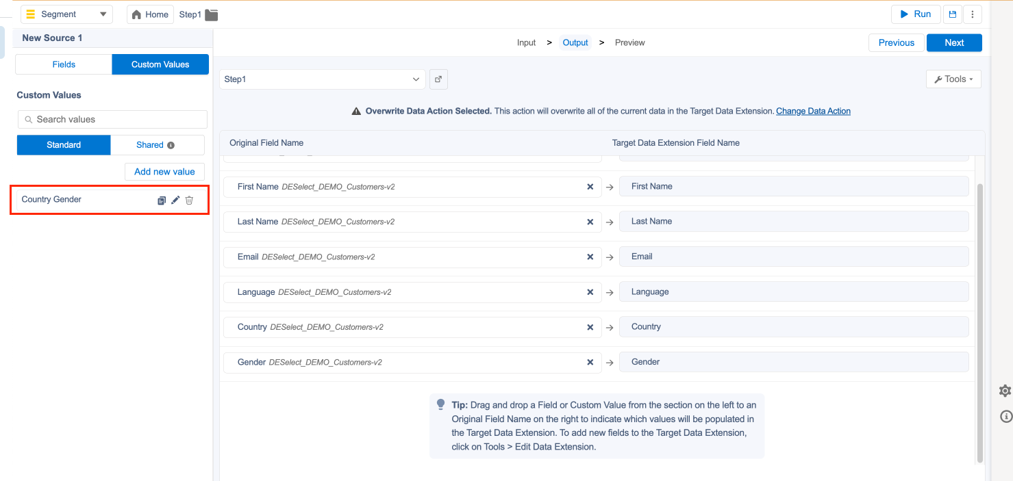 Can I Build An Aggregation Custom Value Grouping On Two Fields Deselect